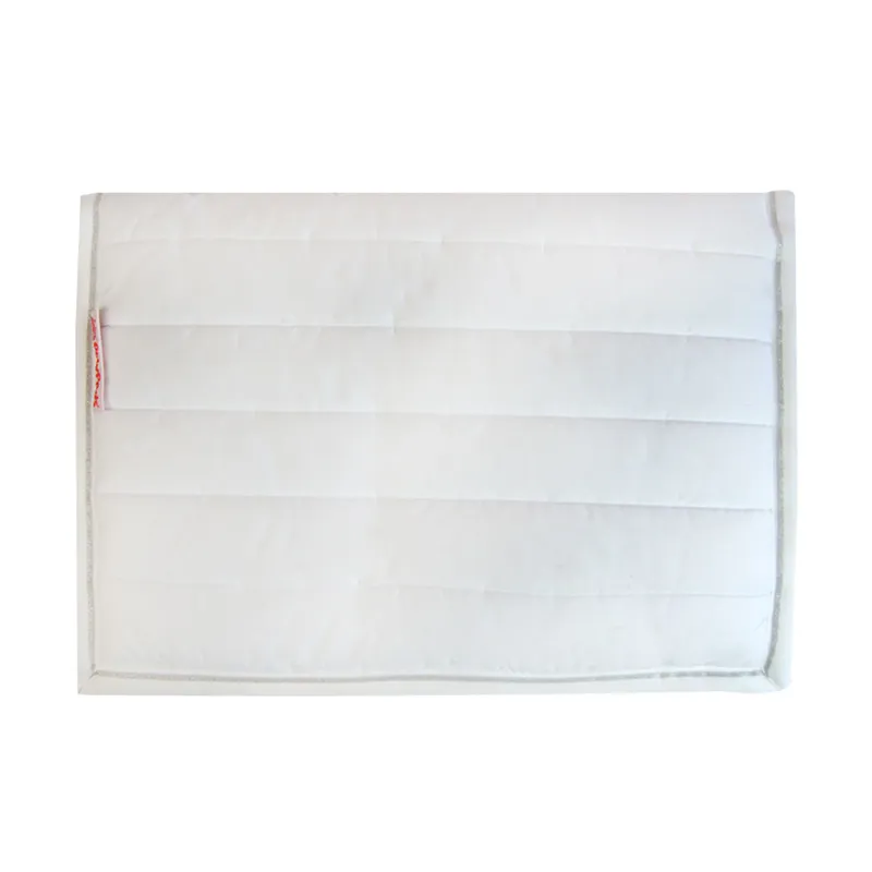 PolyPads Classic Single Saddlepad - White/Silver