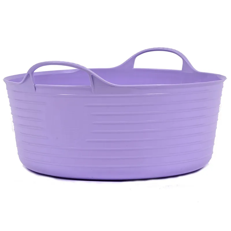 Red Gorilla Tubtrug Flexible Shallow 15lt Bucket - Soft Purple