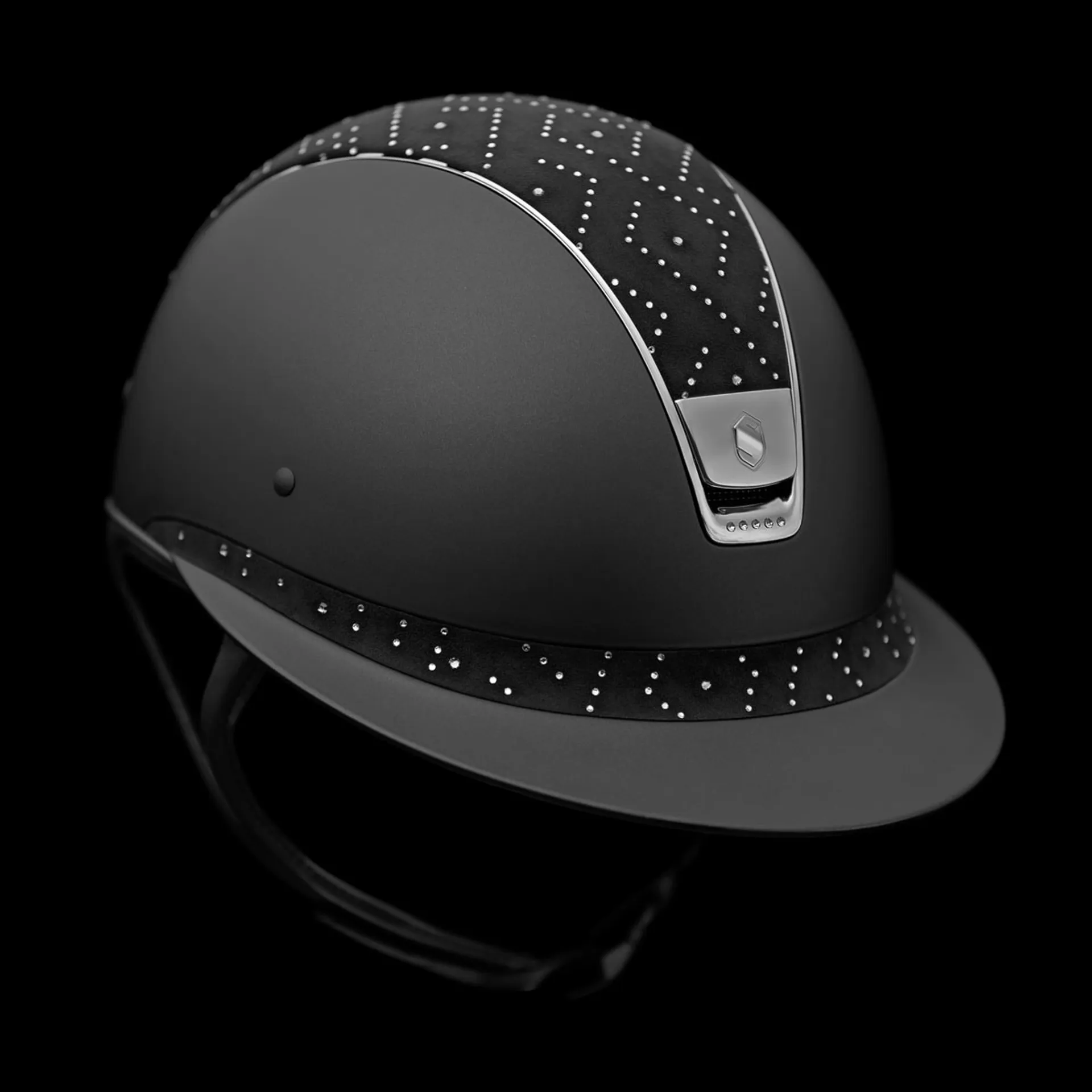 Samshield Miss Shield Shadowmatt Aztec Riding Hat - Black