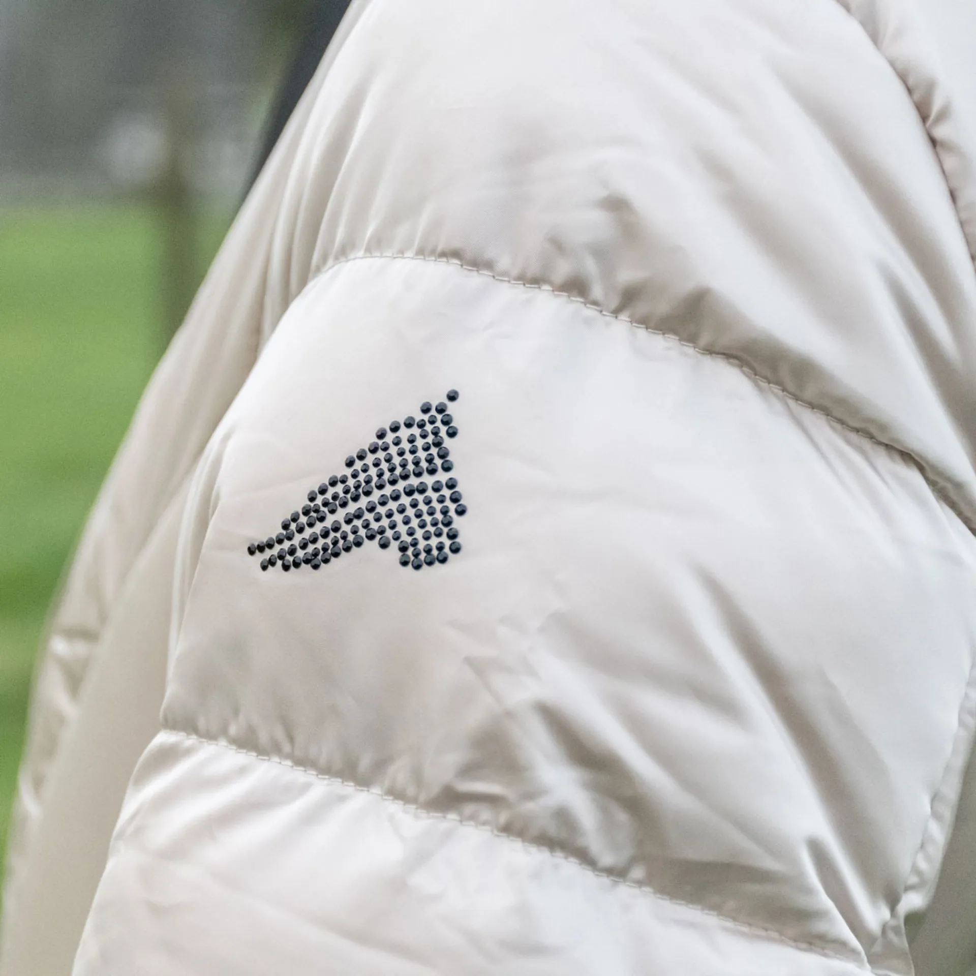 Euro-Star Ferrera Ladies Long Parka Jacket - Ivory