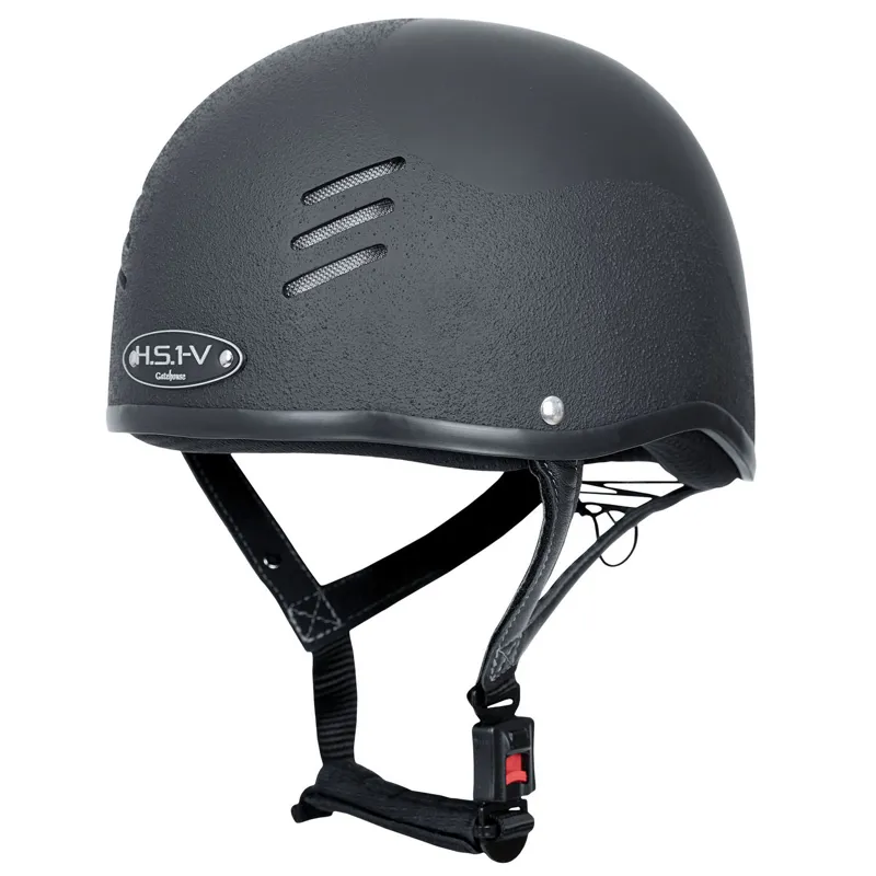 Gatehouse HS1-V Jockey Skull Riding Hat - Matt Black