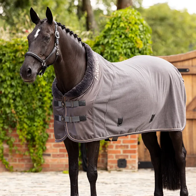 LeMieux Luxe Fleece Rug - Graphite