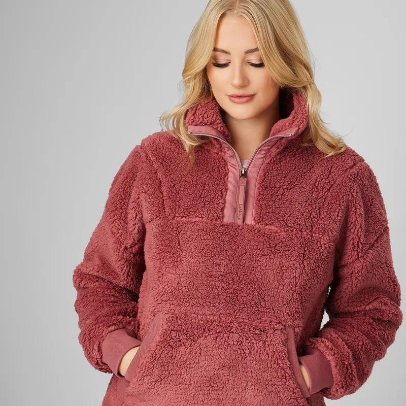 LeMieux Tara Ladies Teddy Fleece Jumper - Orchid