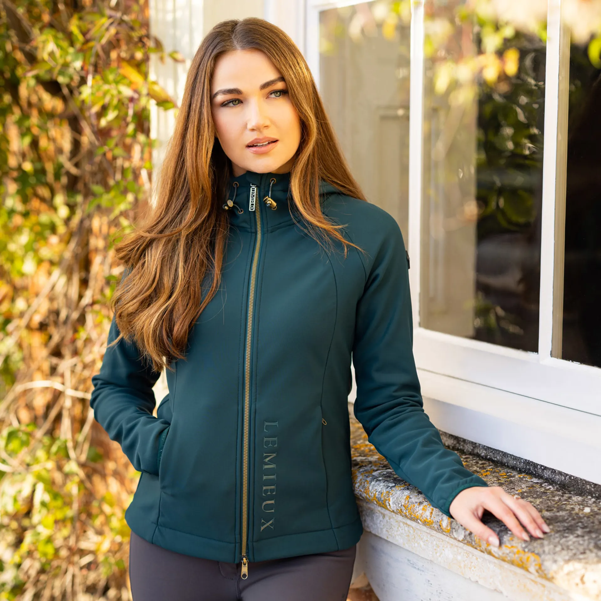 LeMieux Charlotte Ladies Softshell Jacket - Spruce