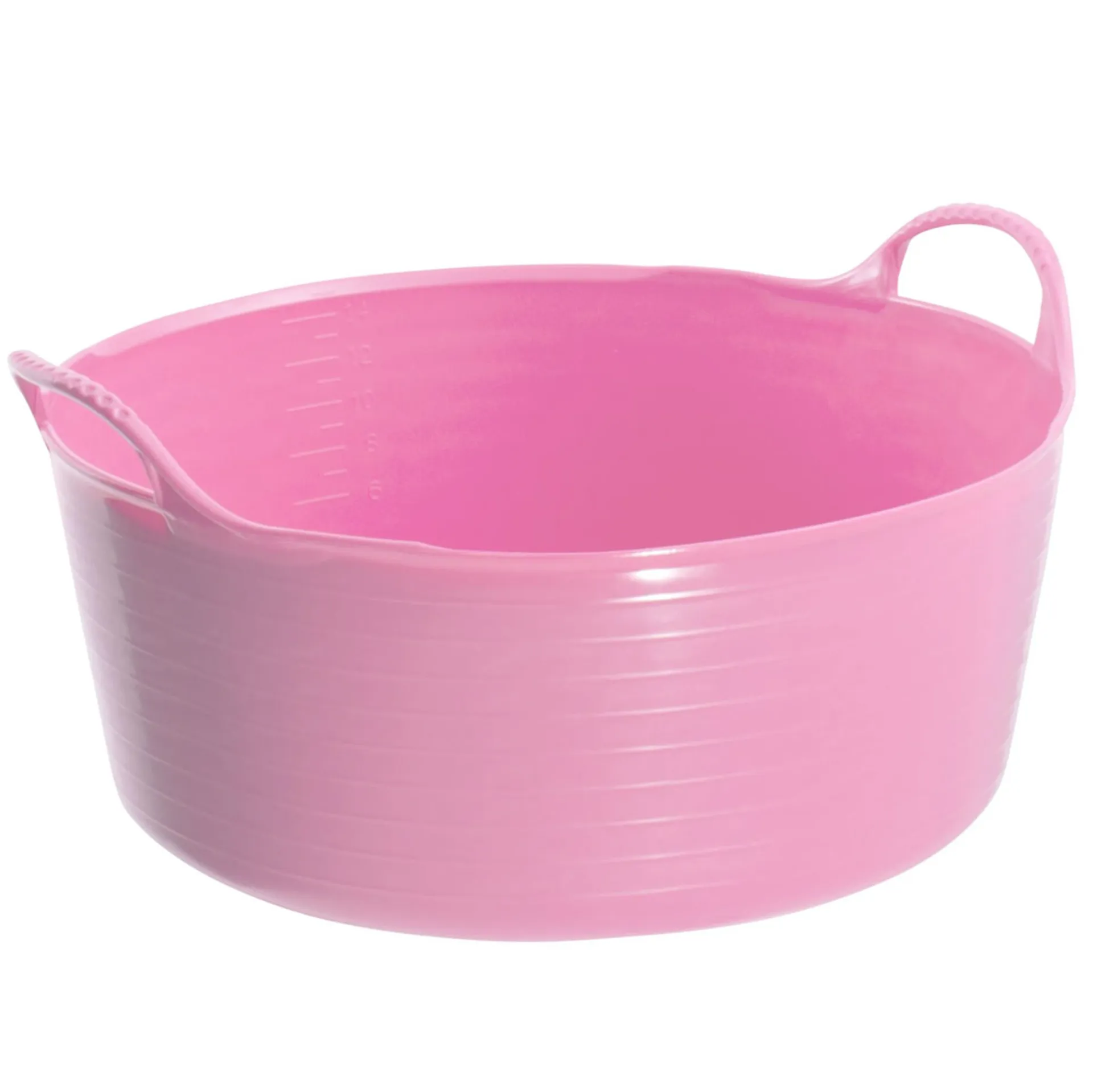 Red Gorilla Tubtrug Flexible Small Shallow 15L Bucket - Soft Pink