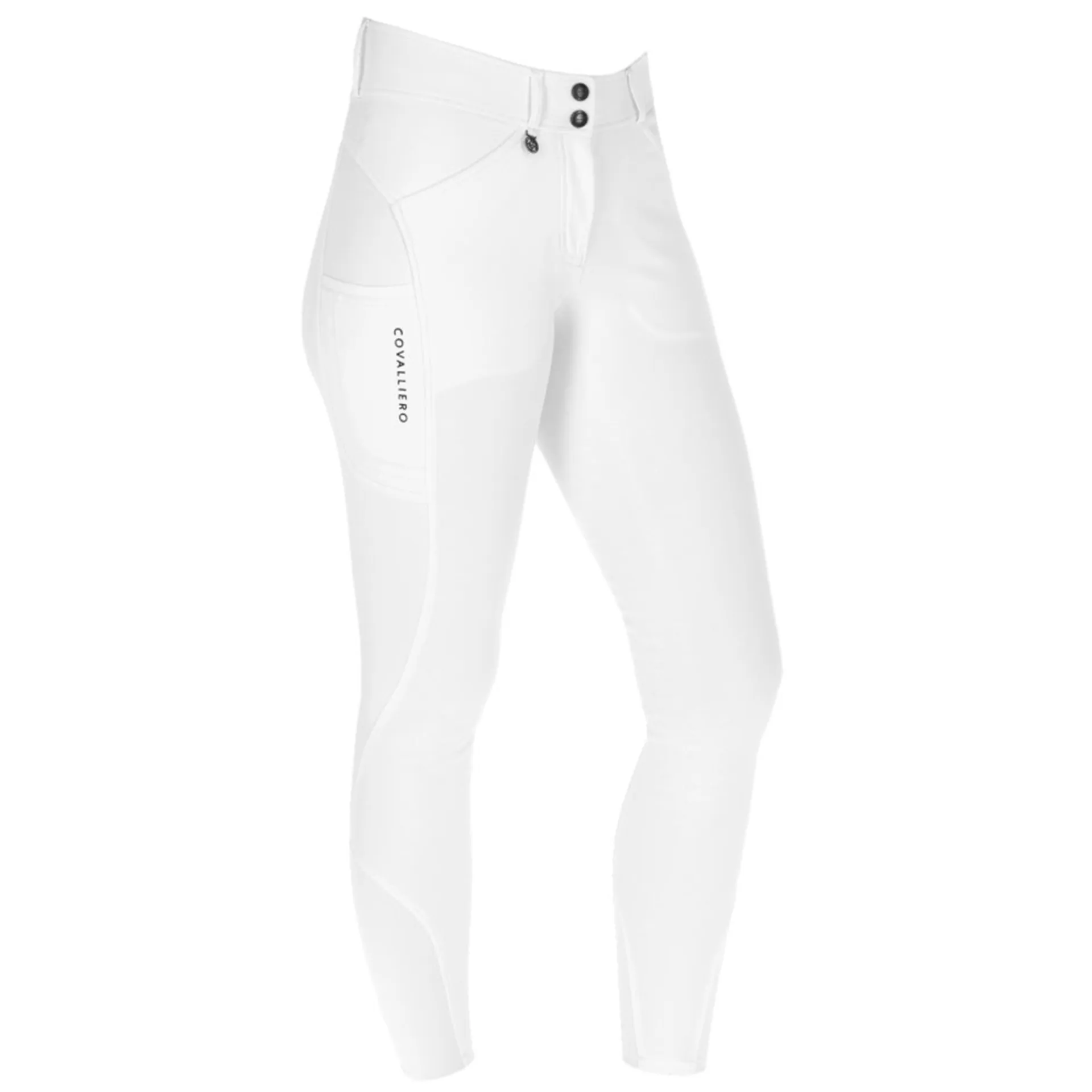 Covalliero Premium Full Grip Ladies Competition Breeches - White