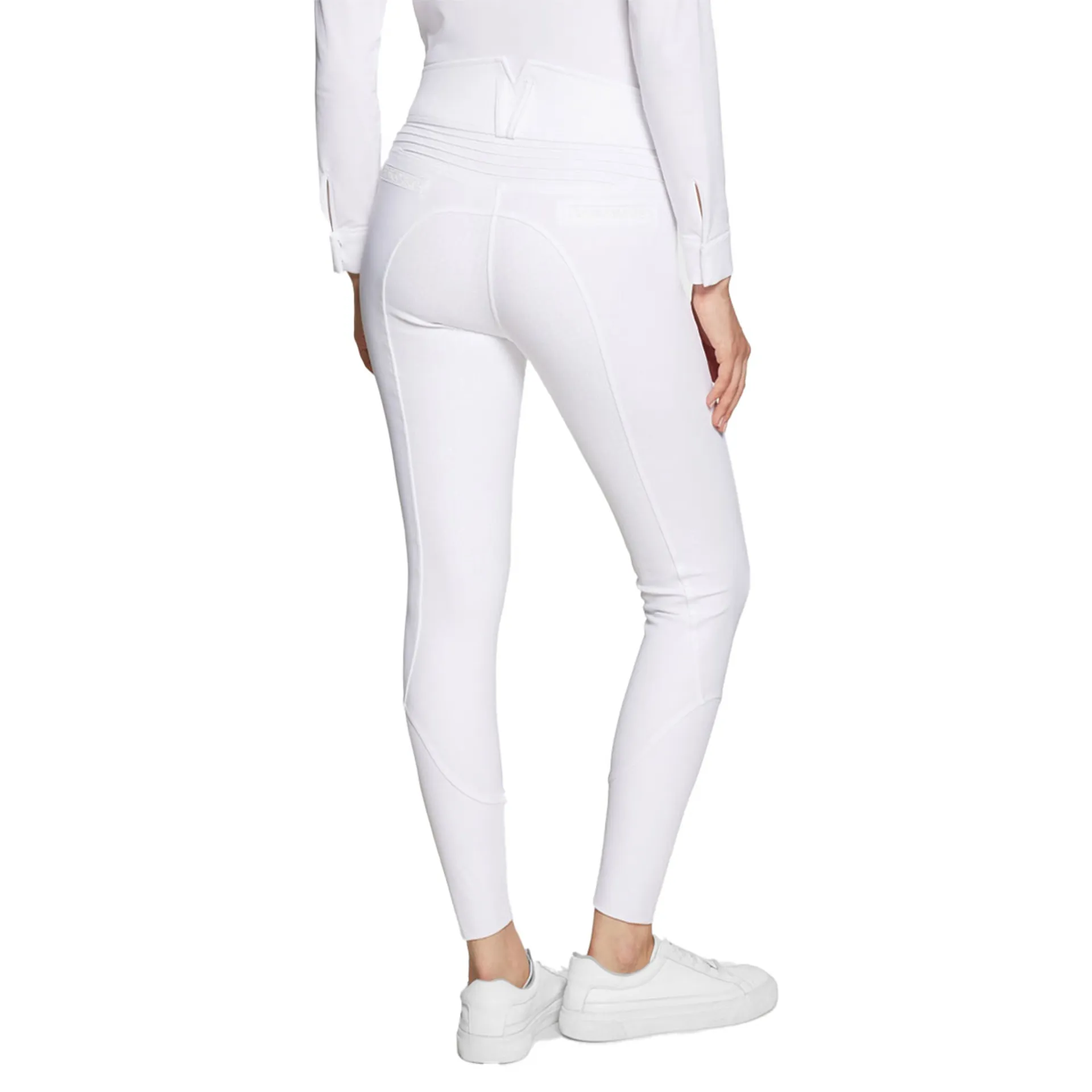 Samshield Claranova Crystal Full Grip Ladies Breeches - White