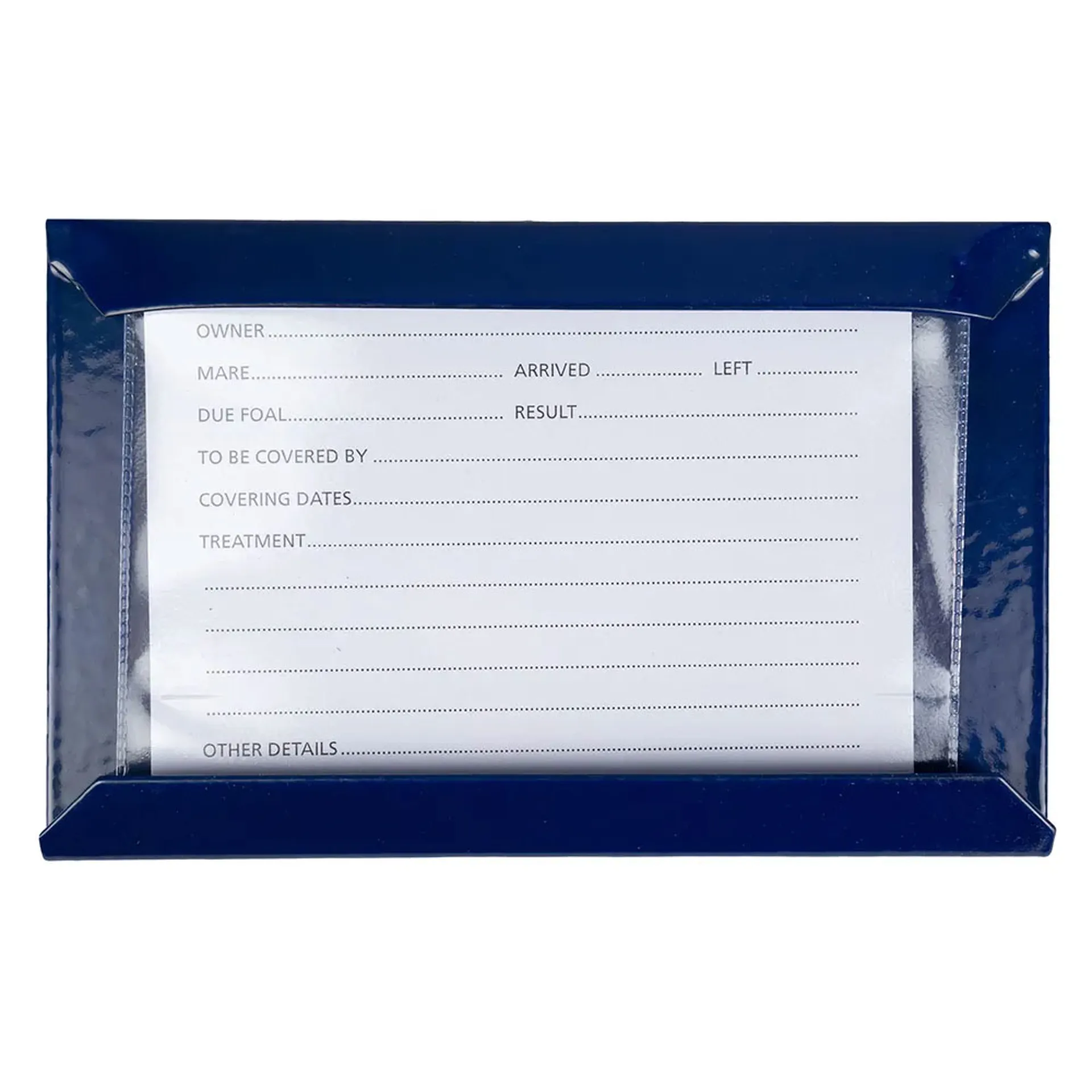 Stubbs Stud Card Holder - Royal Blue