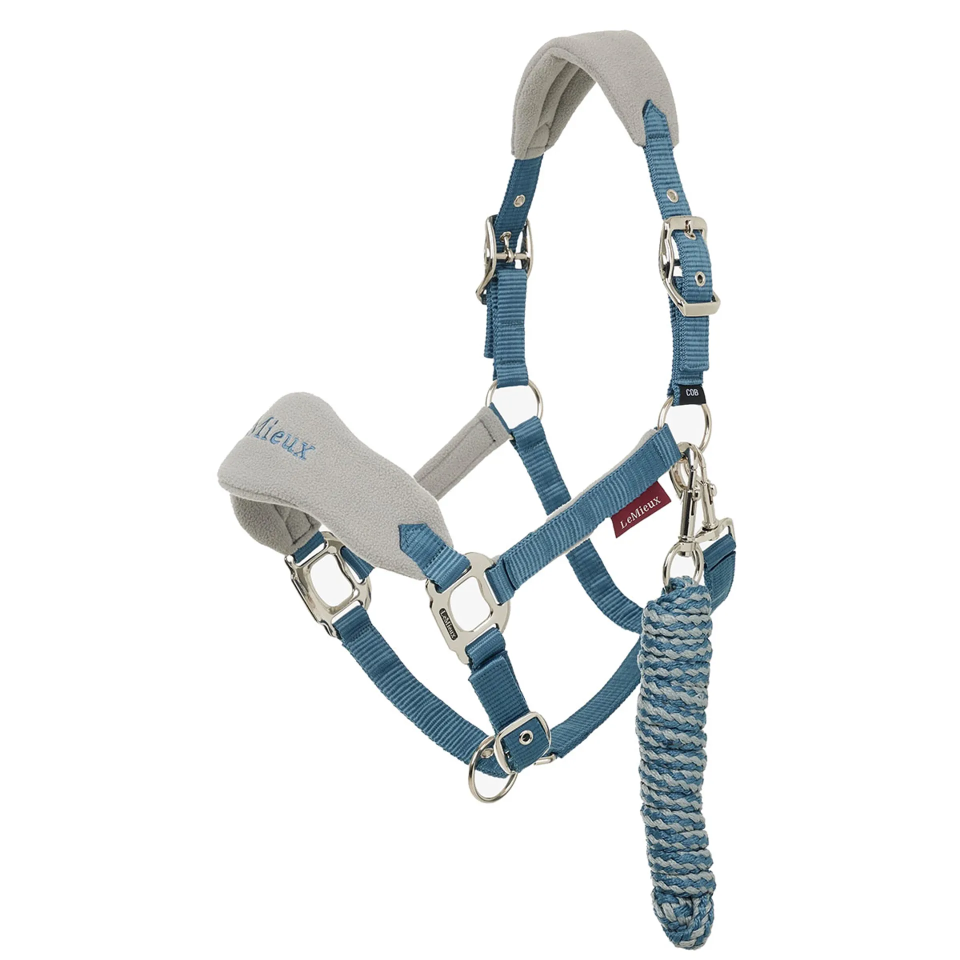LeMieux Vogue Headcollar and Lead Rope Set - Ice Blue