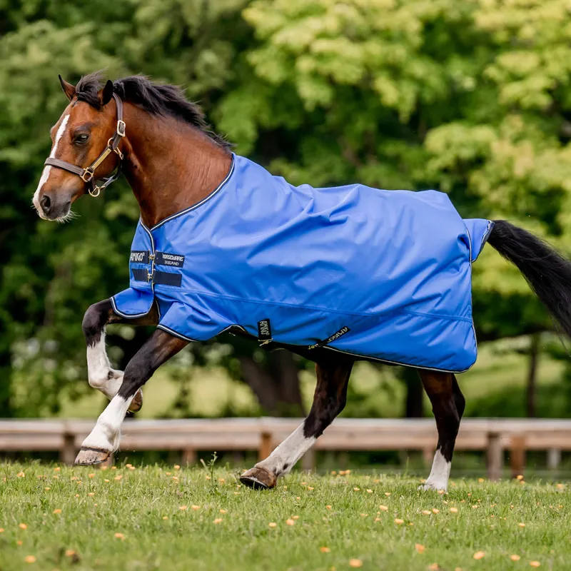 Amigo Hero 600D with Ripstop 0g Turnout Rug - Blue/Navy/Grey