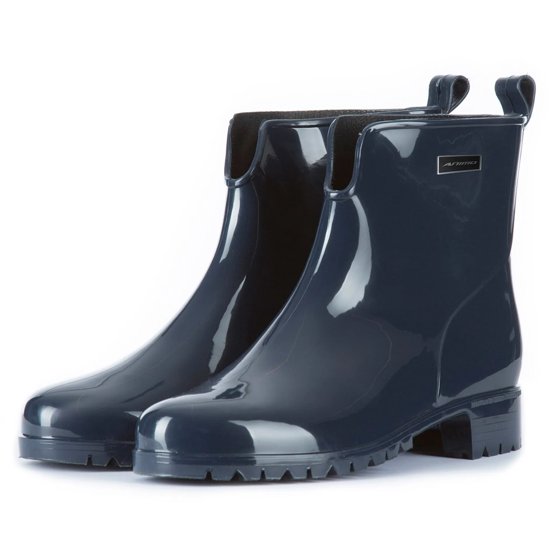 Animo Zea Ladies Short Rubber Yard Boots - Ombra Blue