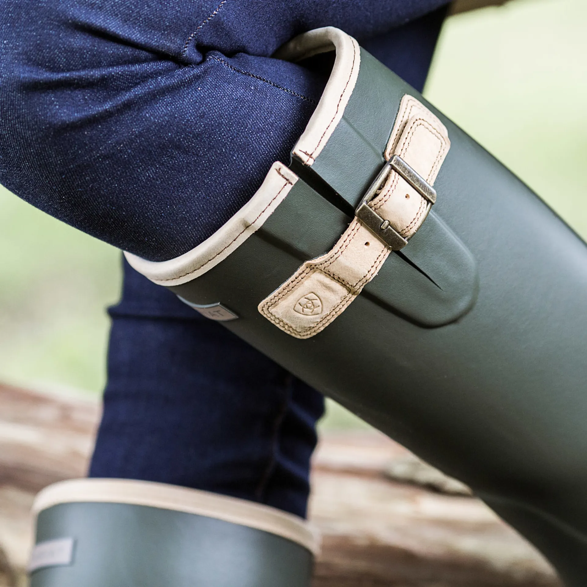 Ariat Burford Insulated Womens Wellies - Olive Green
