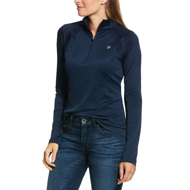 Ariat Sunstopper 2.0 Ladies Baselayer Top - Navy