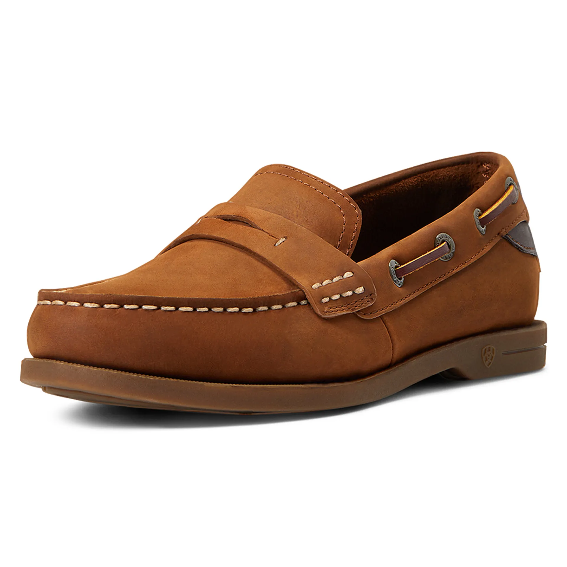 Ariat Azur Ladies Boat Shoes - Walnut