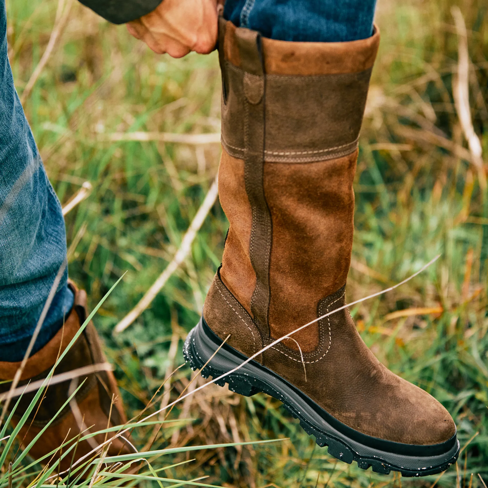 Ariat Moresby Mens Waterproof Tall Country Boots - Java