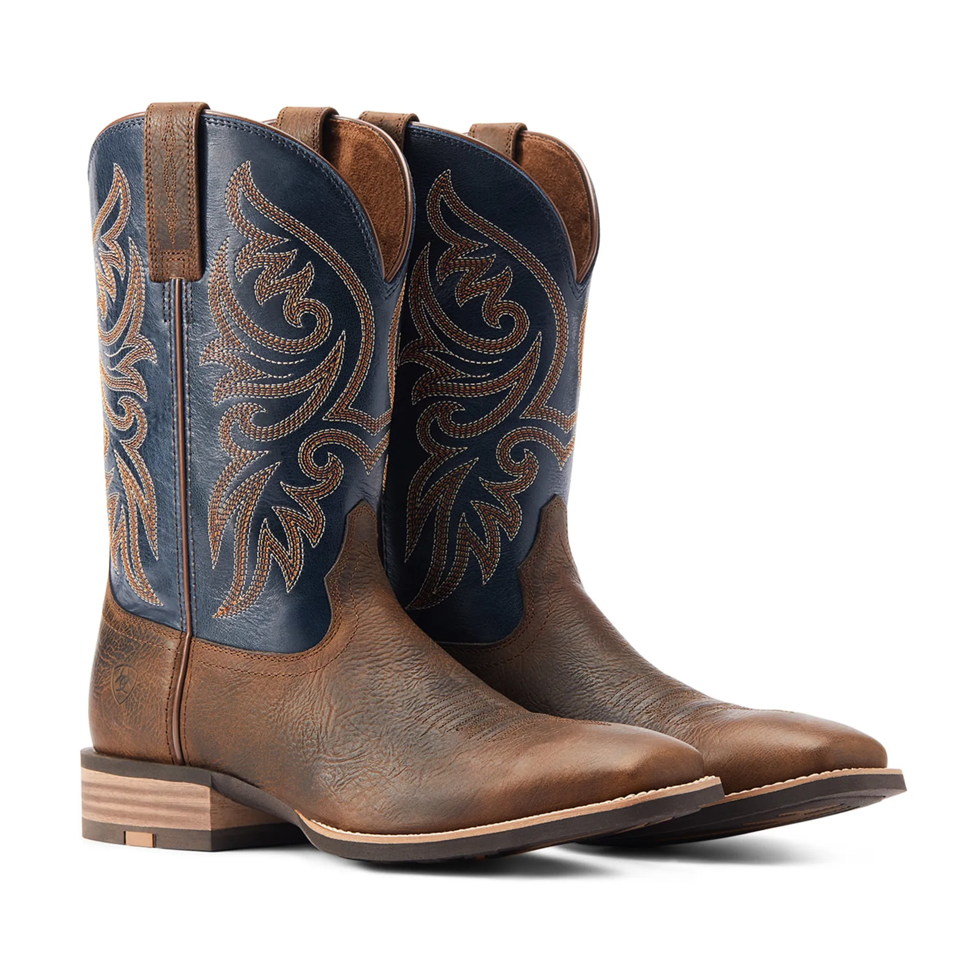 Ariat Slingshot Mens Western Boots - Rowdy Rust/Dark Denim
