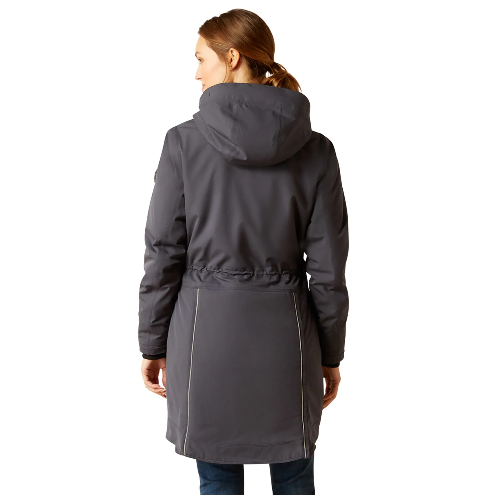 Ariat Tempest Waterproof Insulated Ladies Parka Jacket - Ebony