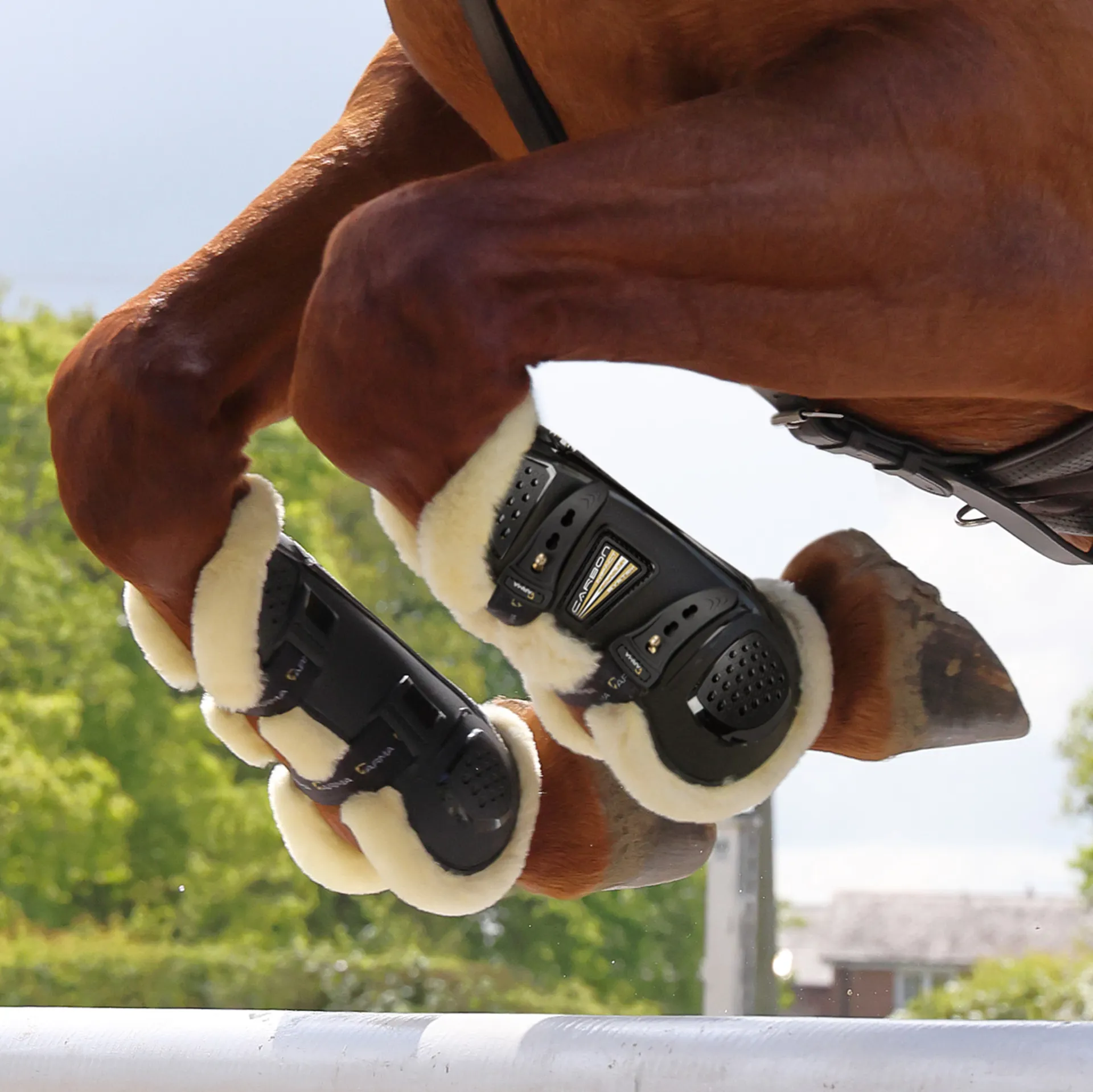 ARMA OXI-ZONE SupaFleece Tendon Boots - Black