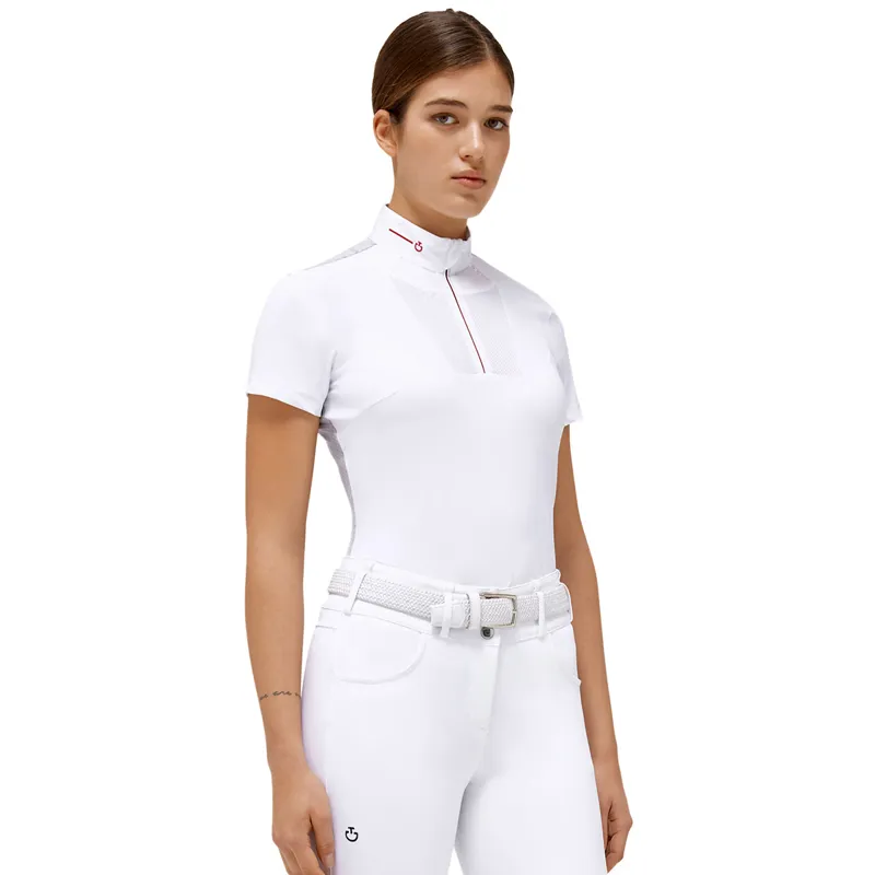 Cavalleria Toscana REVO Red Label Ladies Competition Shirt White