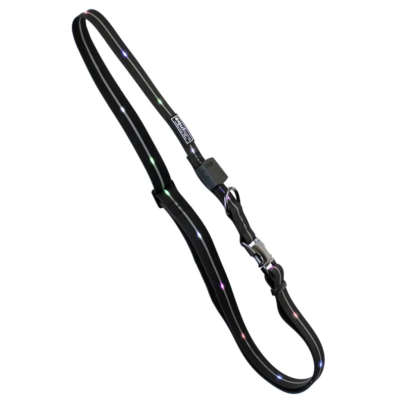 Equi Light Multicoloured Rechargeable LED Neck Strap - Black