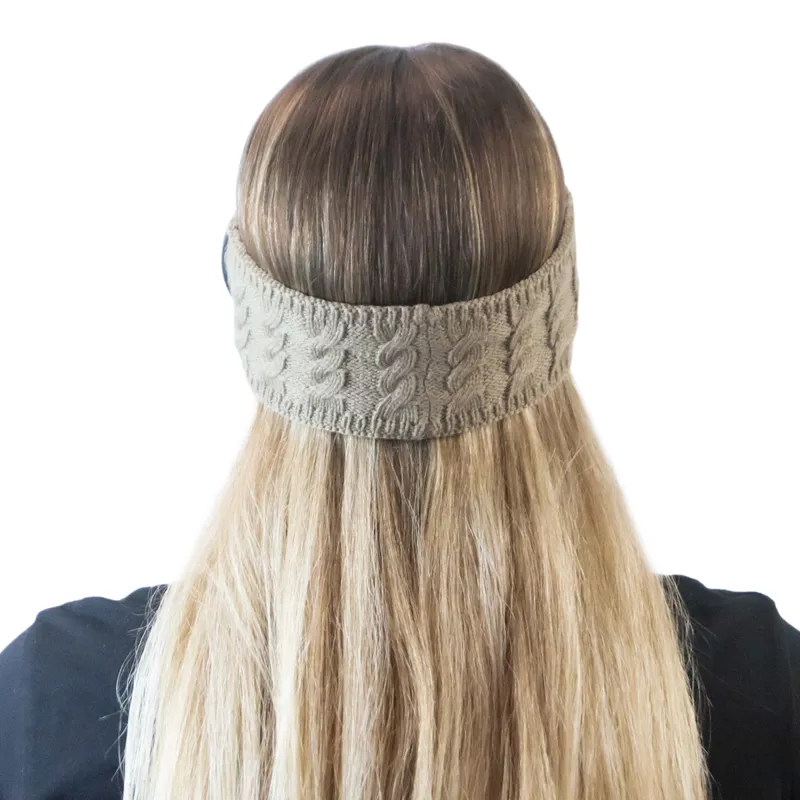 Equi Light Wool Head Torch Headband - Taupe