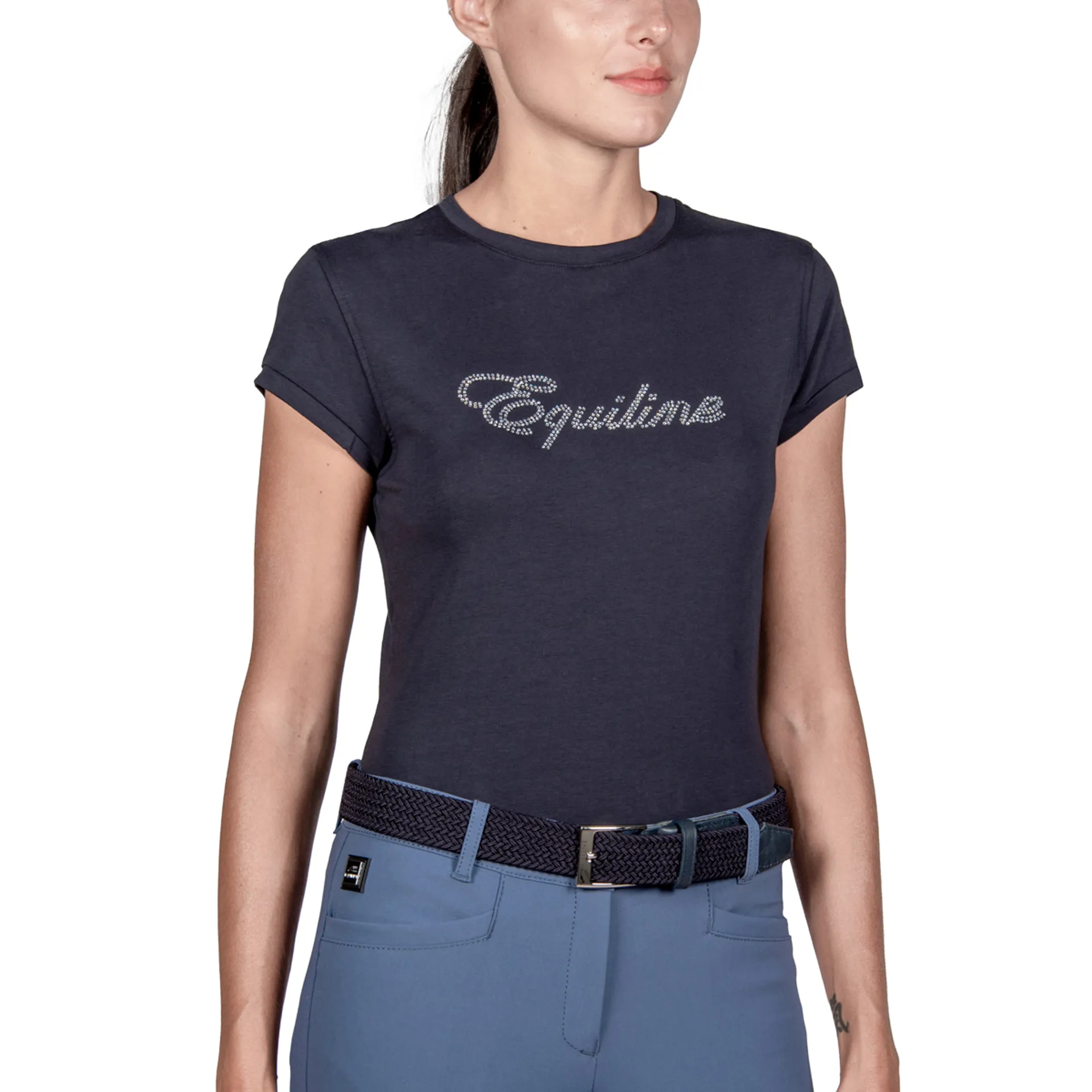 Equiline Capri Garen Ladies T-Shirt - Blue