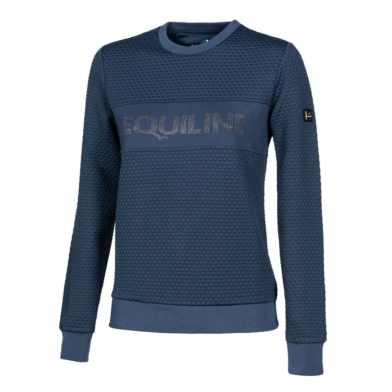 Equiline Elspete Ladies Sweater - Diplomatic Blue