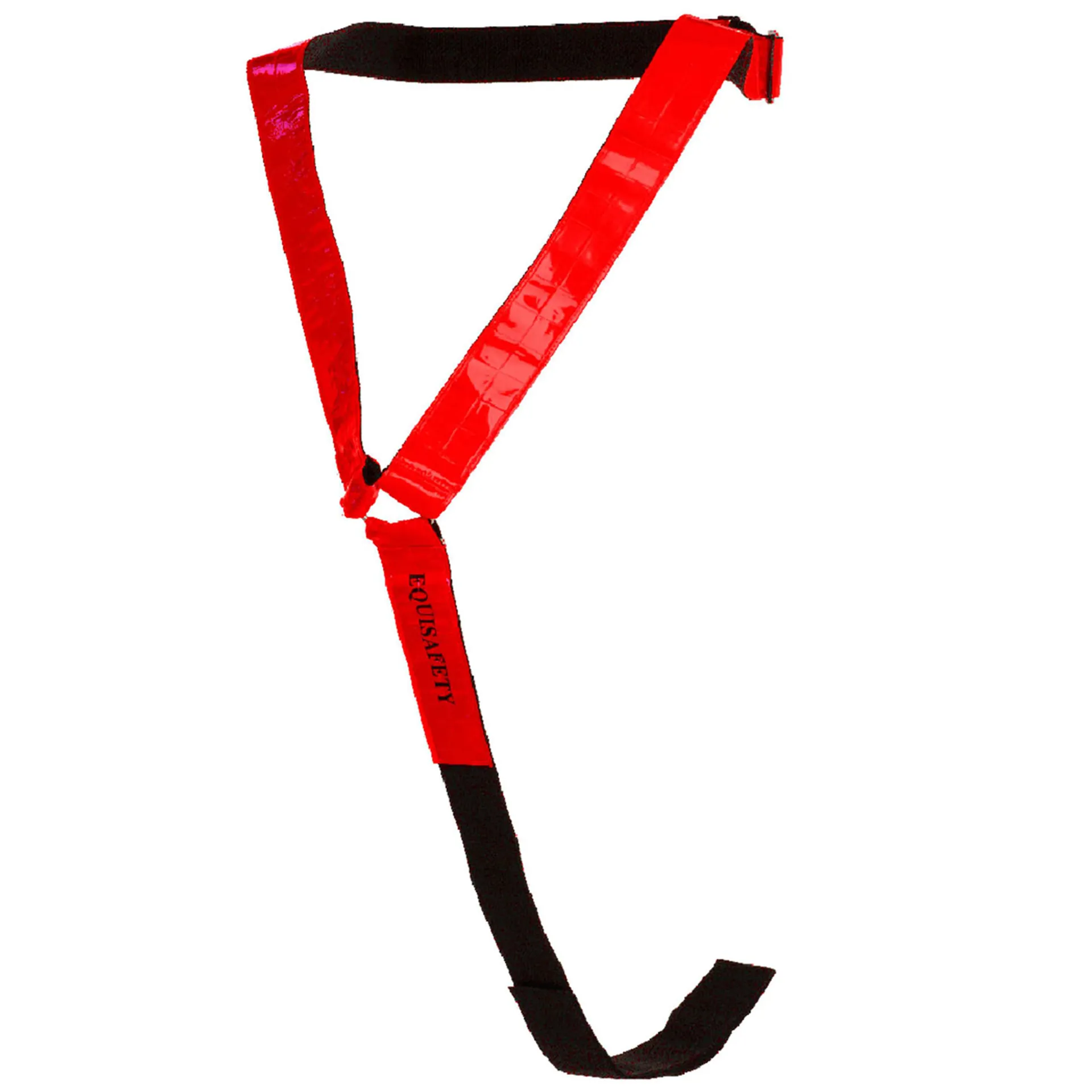Equisafety Reflective Neck Band Breastplate - Red