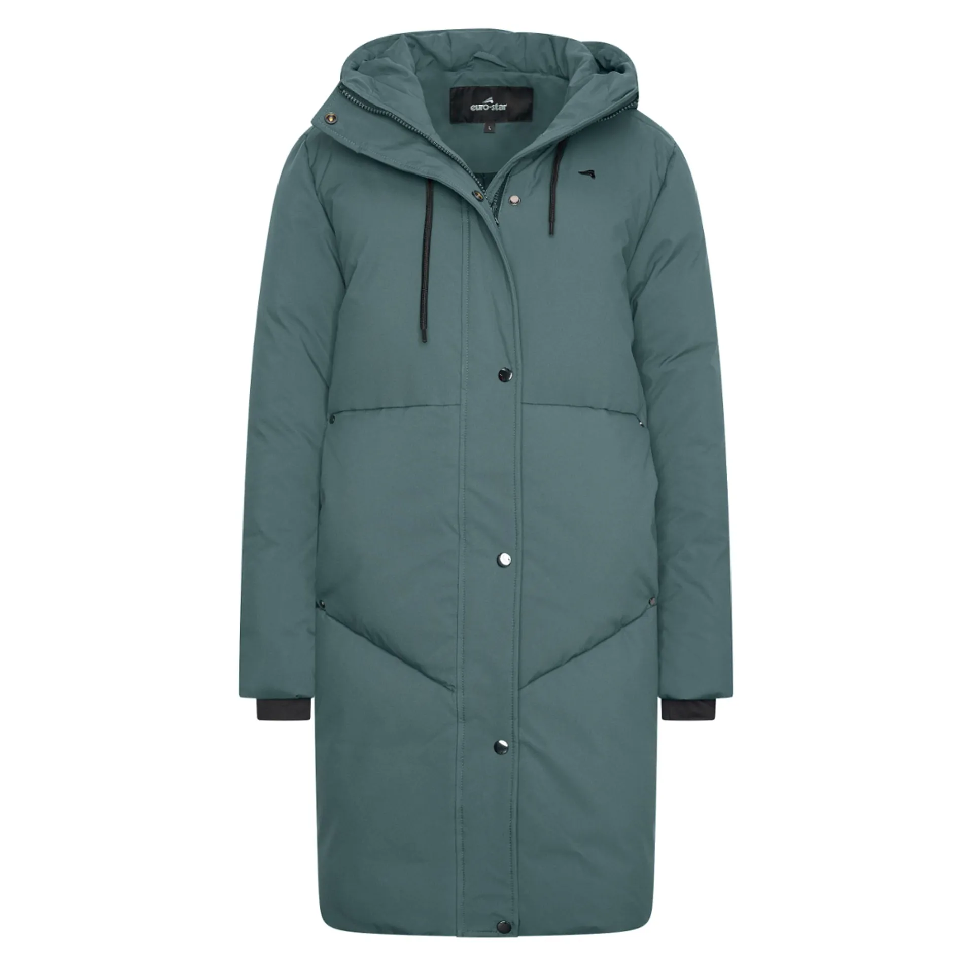 Euro-Star Lavar Ladies Parka Jacket - Dark Castor