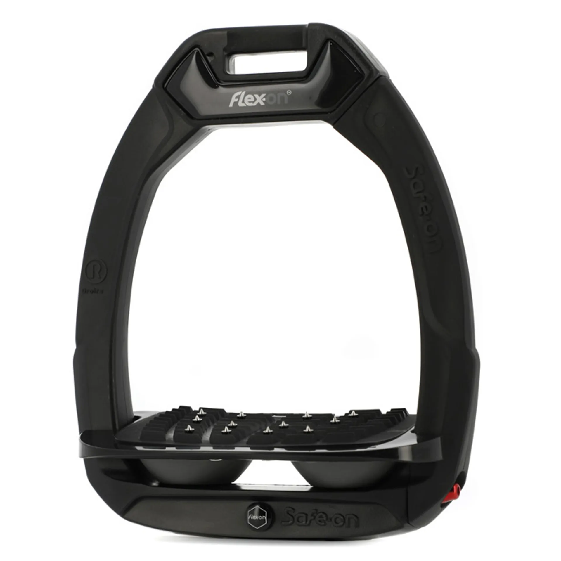 Flex-On Safe-On Ultra Grip Safety Stirrups Black/Black/Dark Grey