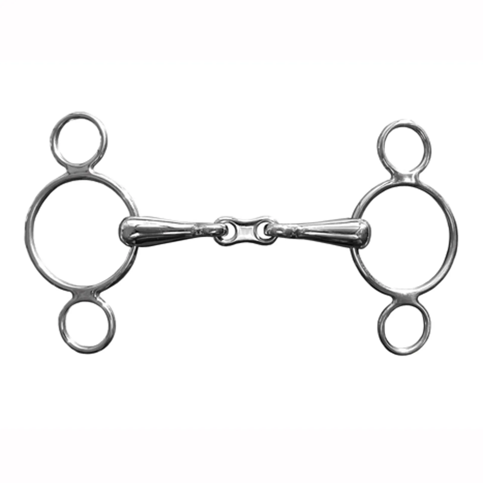 Lorina Continental 2-Ring French Link Gag Bit