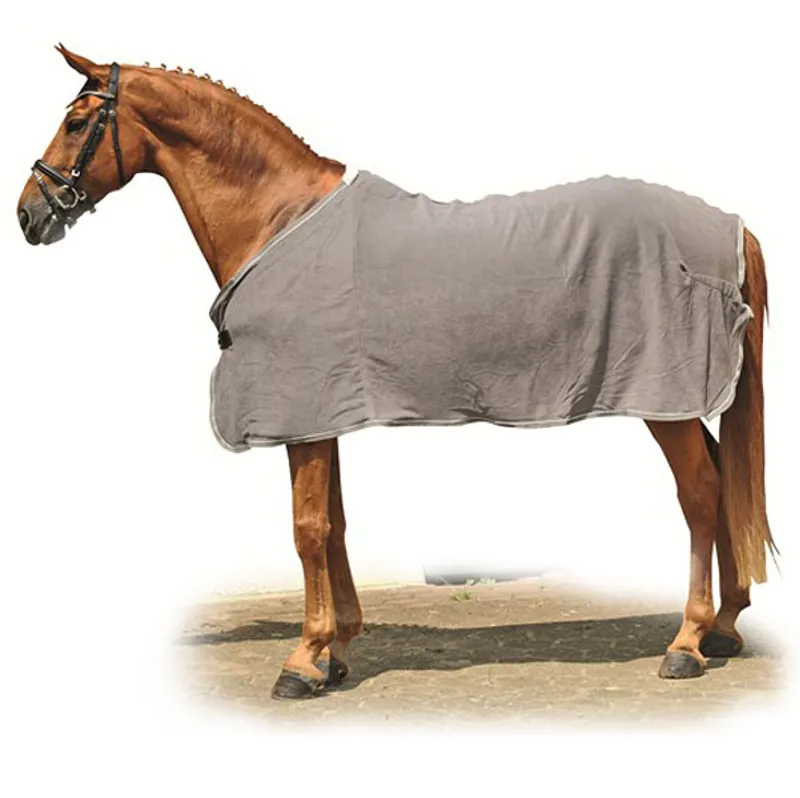 HKM Fleece Rug - Grey/Silver