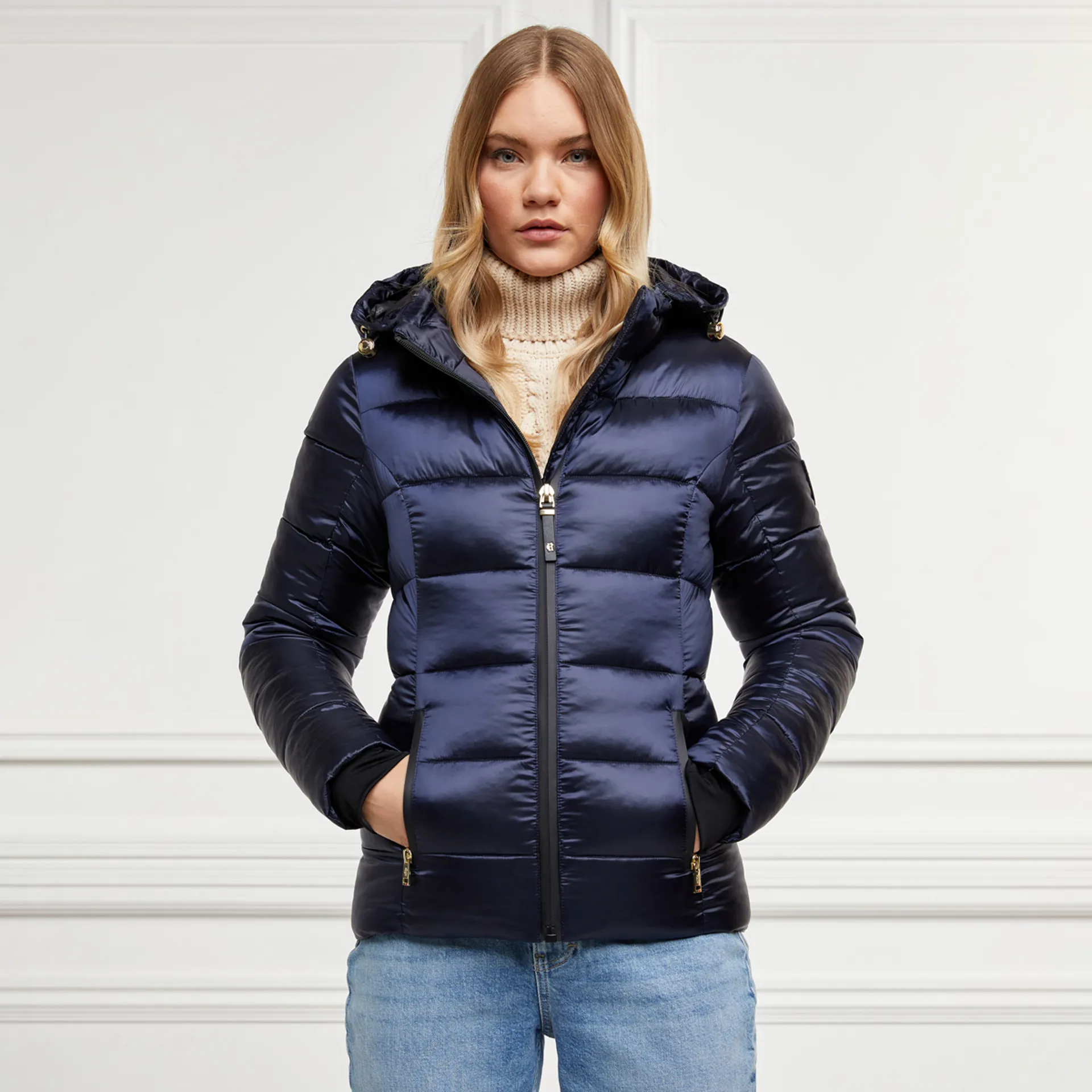 Holland Cooper Sherbourne Ladies Puffer Jacket - Ink Navy