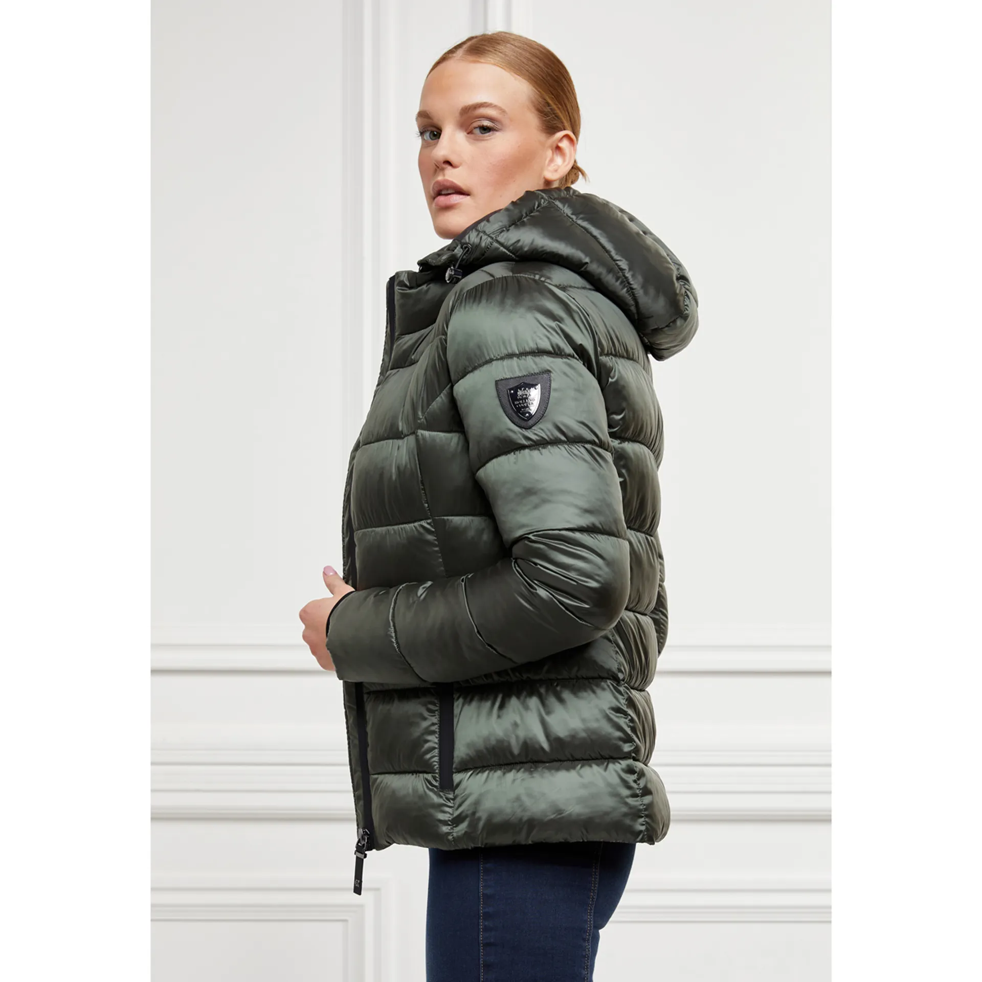 Holland Cooper Sherbourne Ladies Puffer Jacket - Khaki