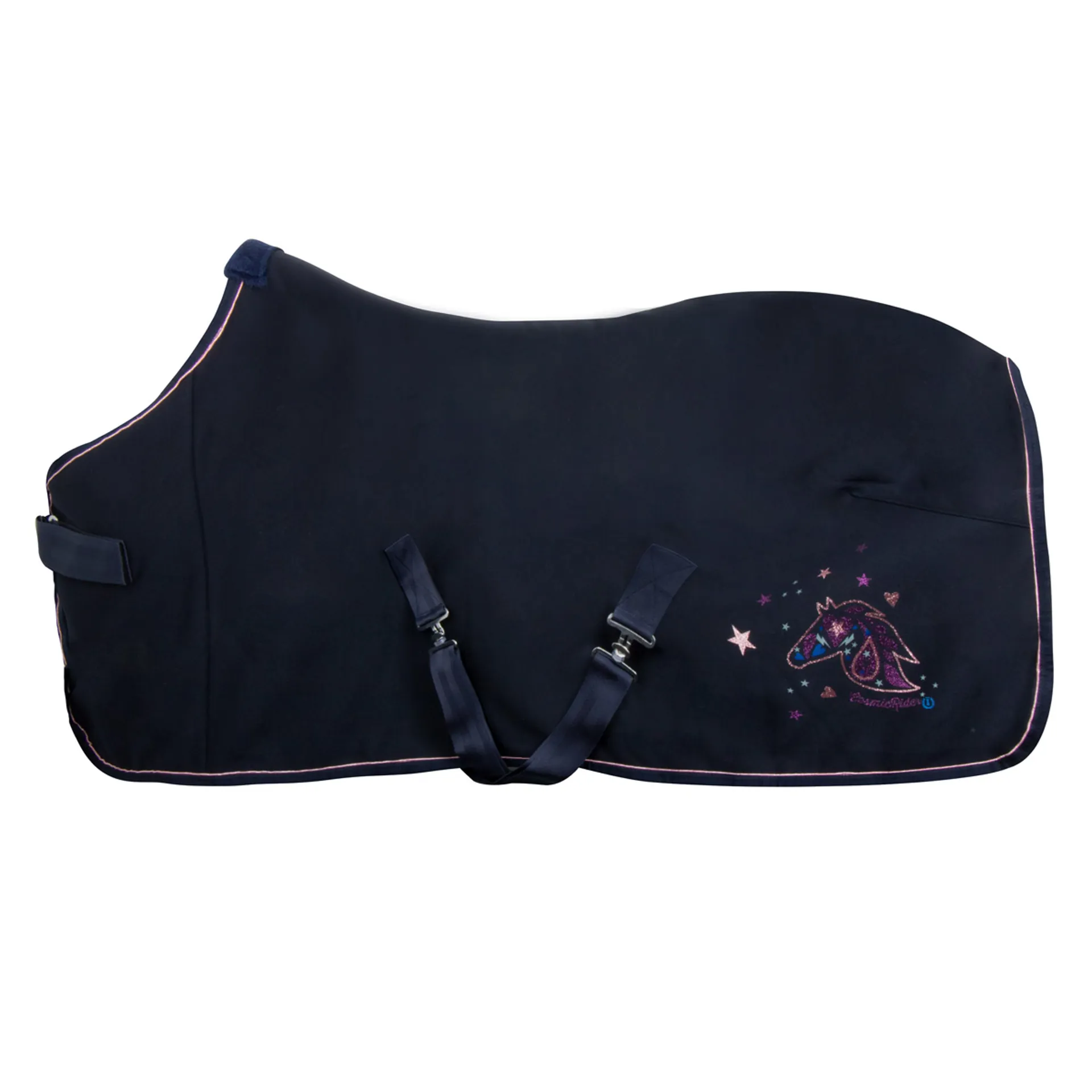 Imperial Riding Cosmic Sparkle Fleece Standard Neck Rug - Navy