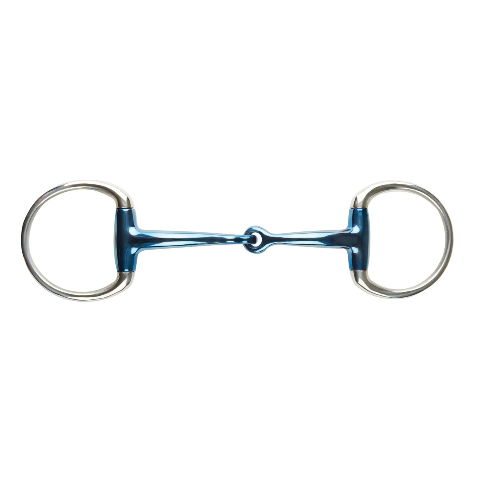 JP Korsteel Blue Steel Eggbutt Jointed Snaffle Bit