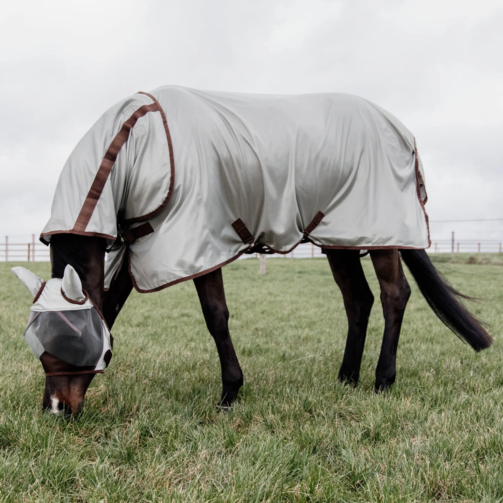 Kentucky Classic Mesh Fly Rug - Silver