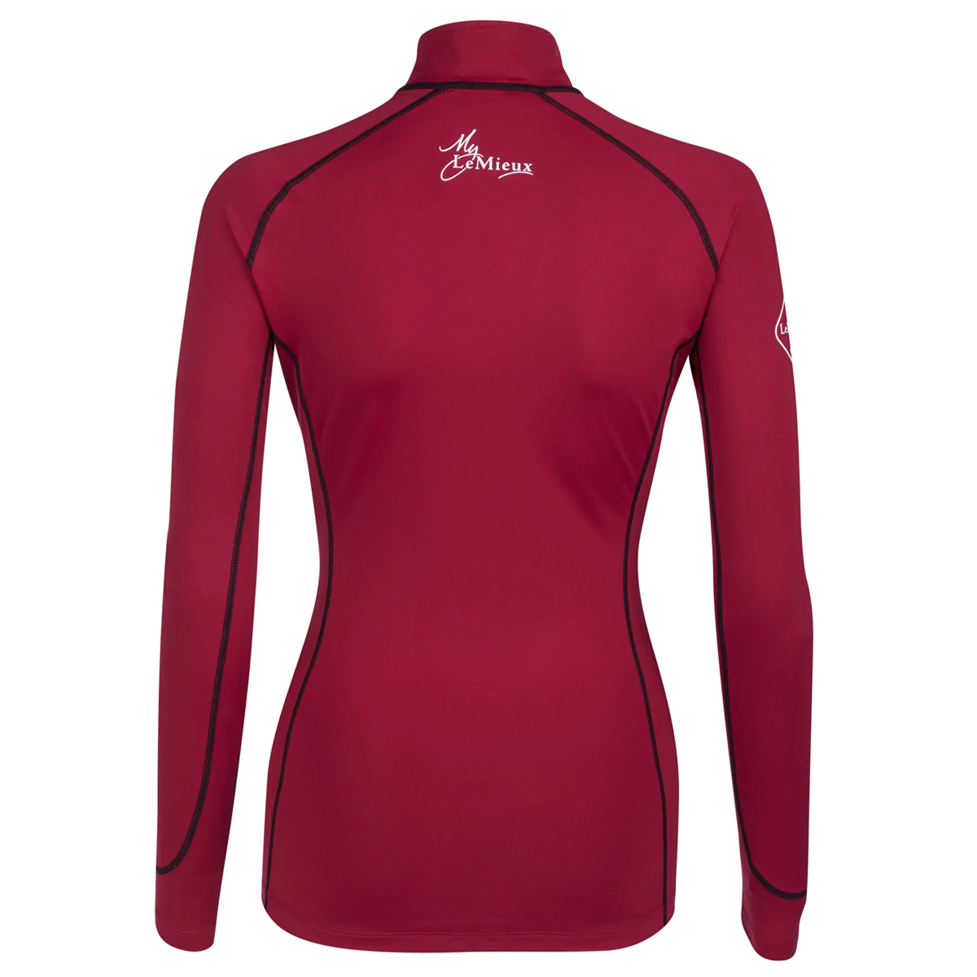 LeMieux Ladies Base Layer - Mulberry/Black