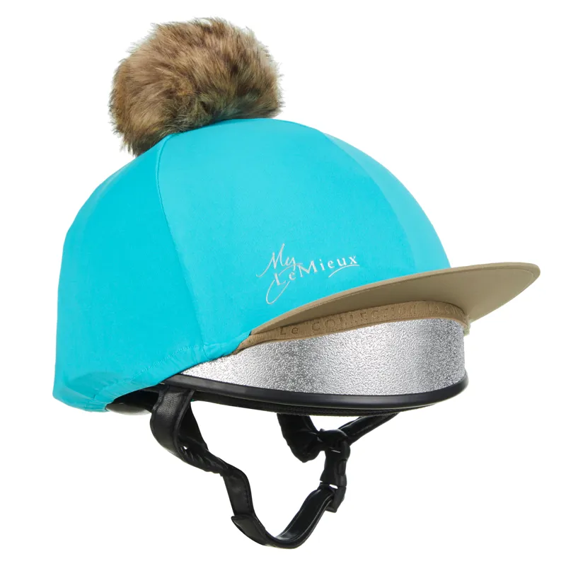 LeMieux Pom Hat Silk - Azure