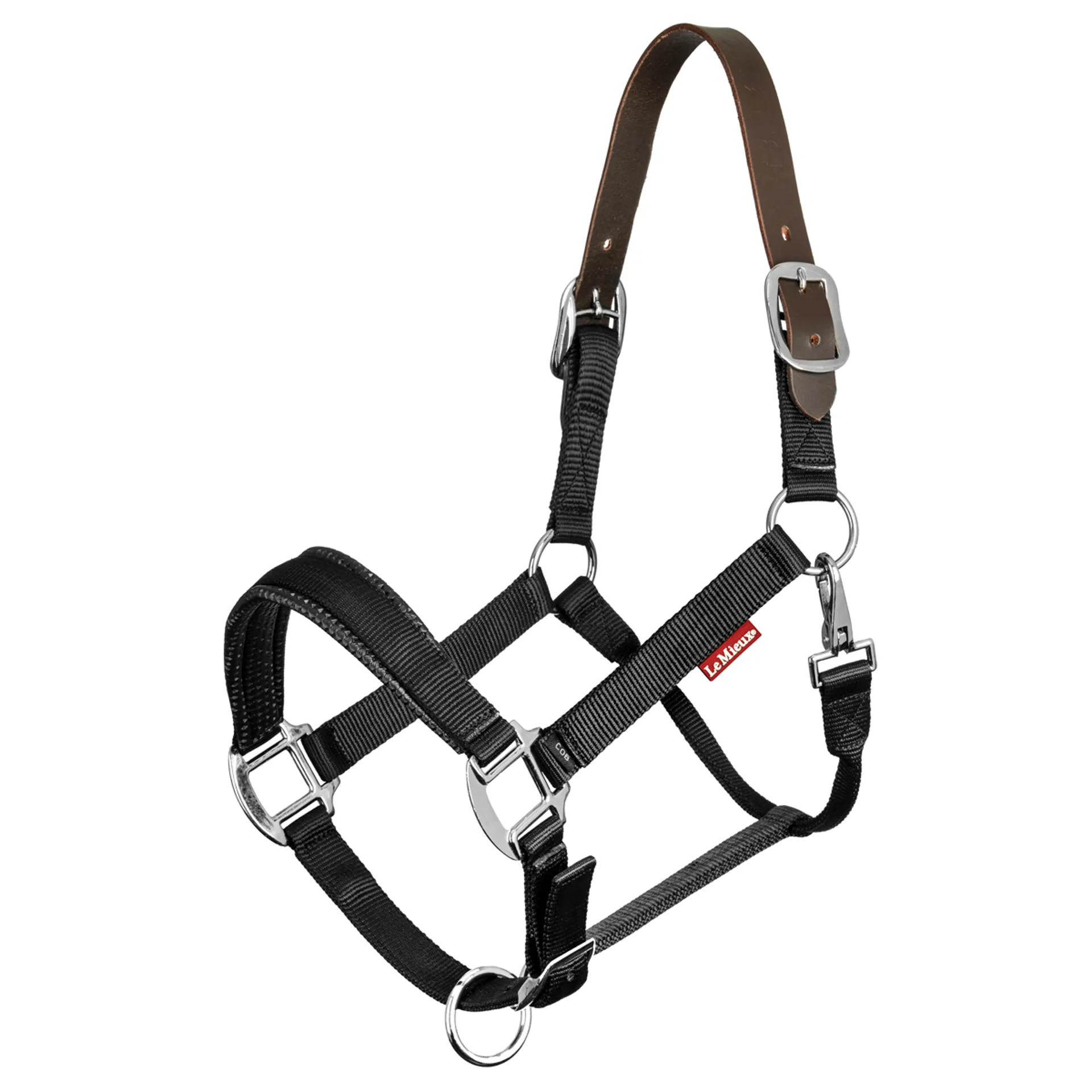 LeMieux Breakaway Headcollar - Black/Brown