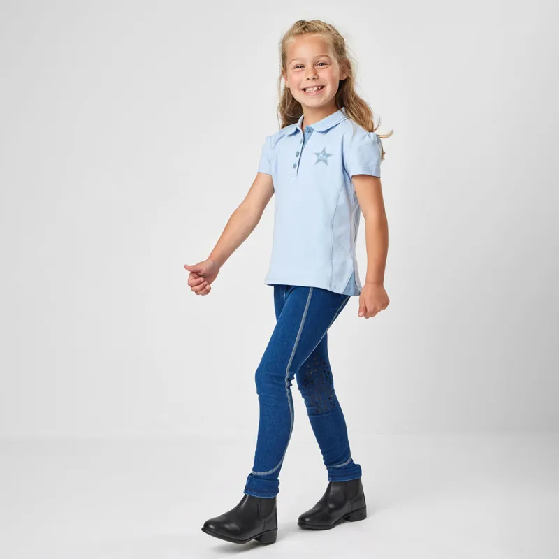 LeMieux Mini Junior Polo Shirt - Mist
