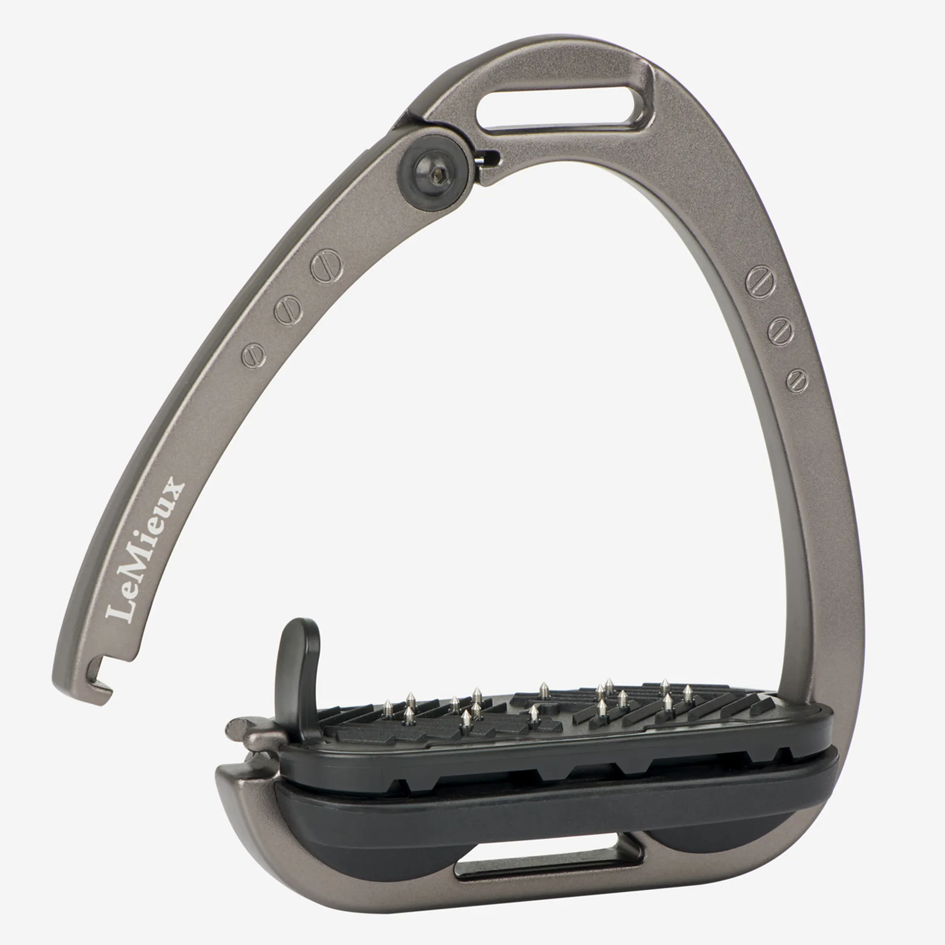 LeMieux Vector Balance Inclined Safety Stirrups - Carbon Grey