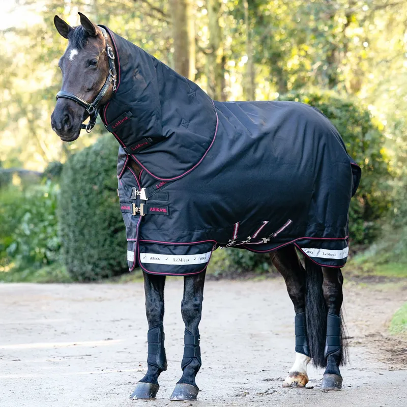 LeMieux Arika Storm-Tek Detachable Neck 100g Turnout Rug - Black