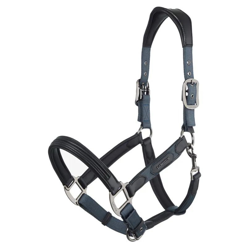 LeMieux Capella Leather Headcollar - Petrol