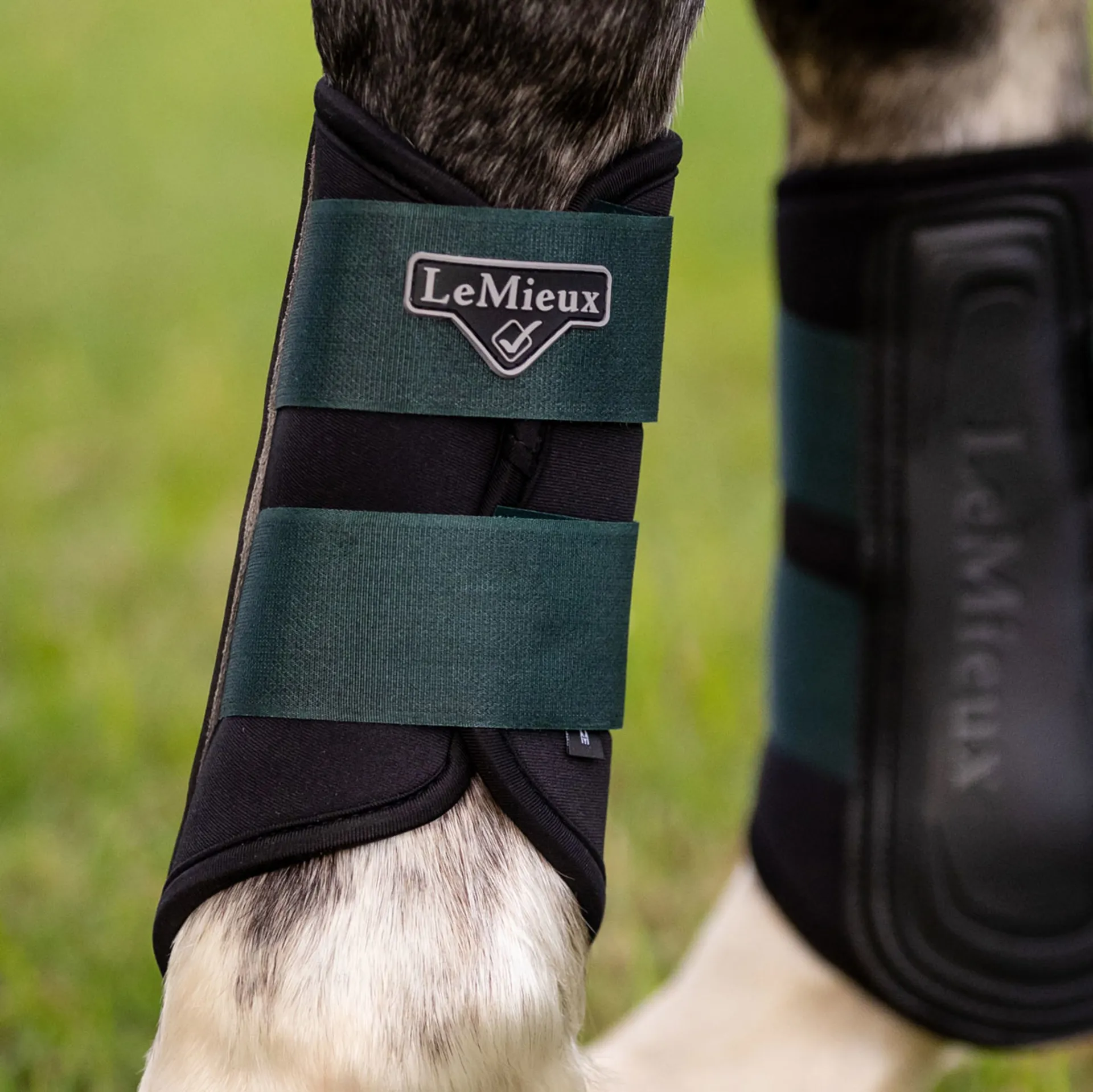 LeMieux Grafter Brushing Boots - Spruce