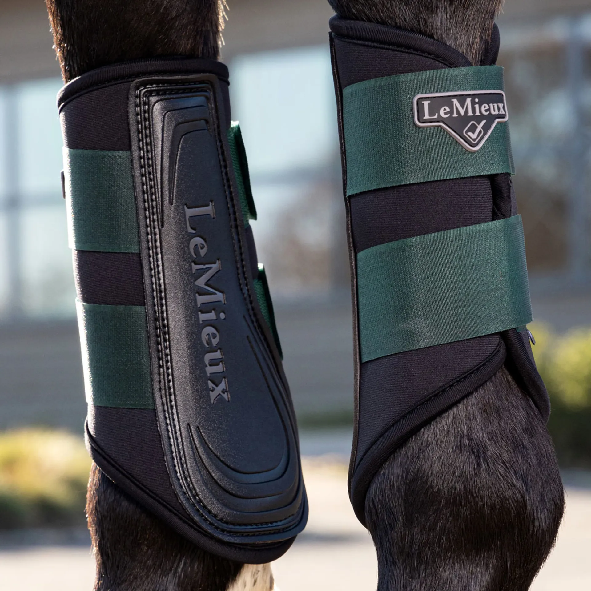 LeMieux Grafter Brushing Boots - Spruce