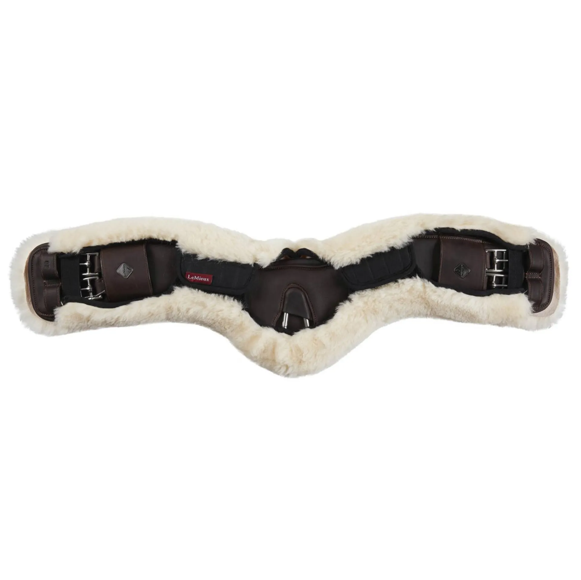 LeMieux Lambswool Anatomic Girth Cover - Natural