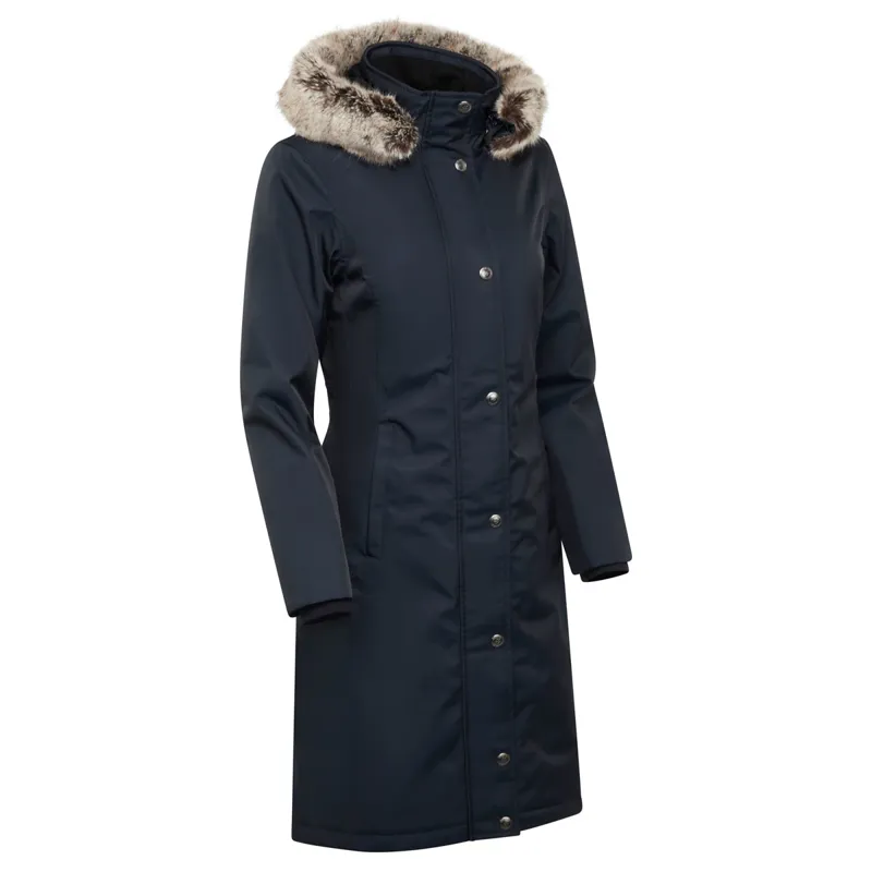 LeMieux Loire Waterproof Ladies Long Riding Coat - Navy