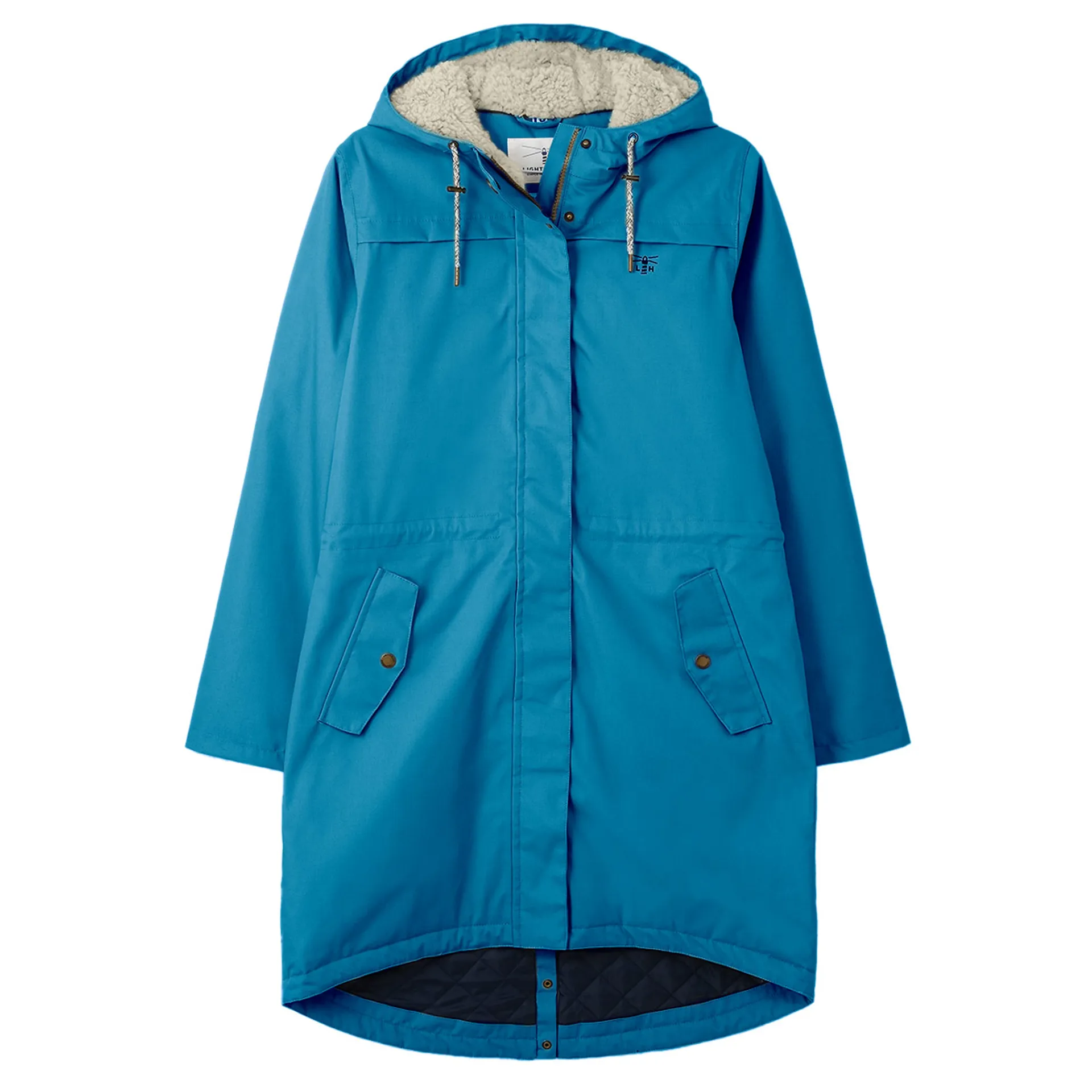 Lighthouse Abigail Ladies 3/4 Length Waterproof Jacket - Teal