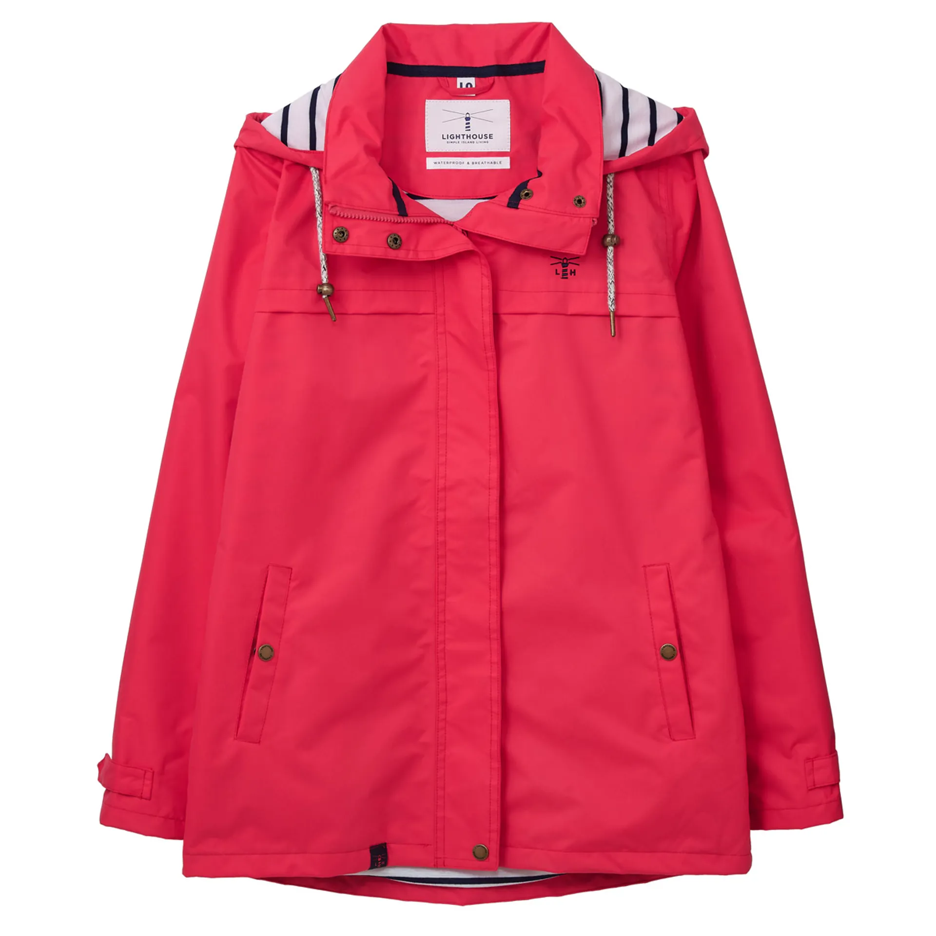 Lighthouse Beachcomber Ladies Waterproof Jacket - Watermelon